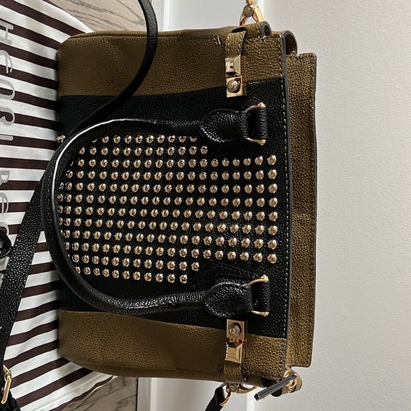 henri bendel | Bags | Henri Bendel Leather Grommet Satchel | Poshmark